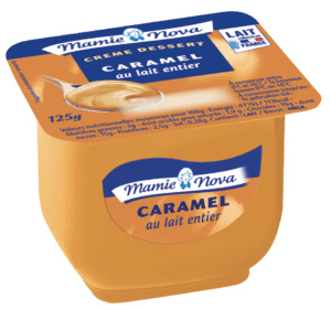 CRÈME DESSERT CARAMEL AU LAIT ENTIER 125g - Andros FoodService