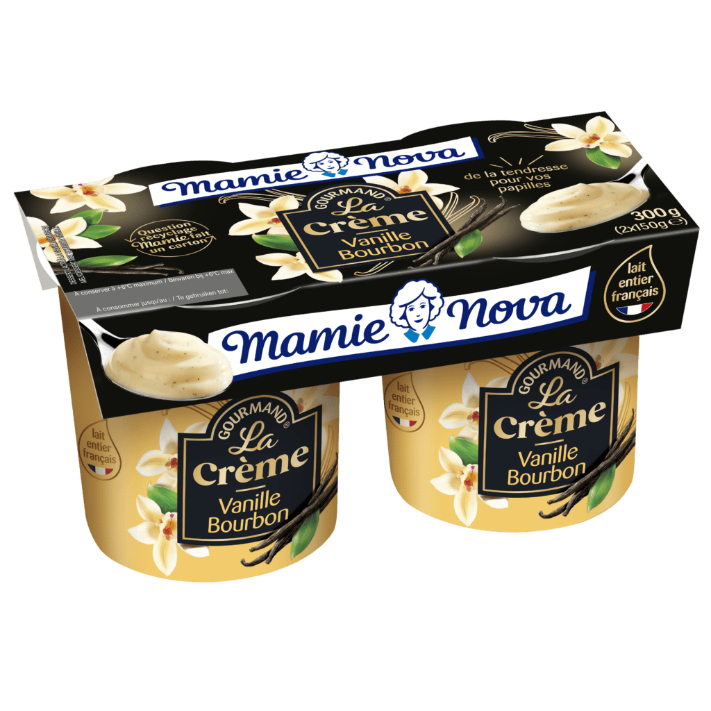 GOURMAND® CRÈME VANILLE BOURBON 2x150g - Andros FoodService