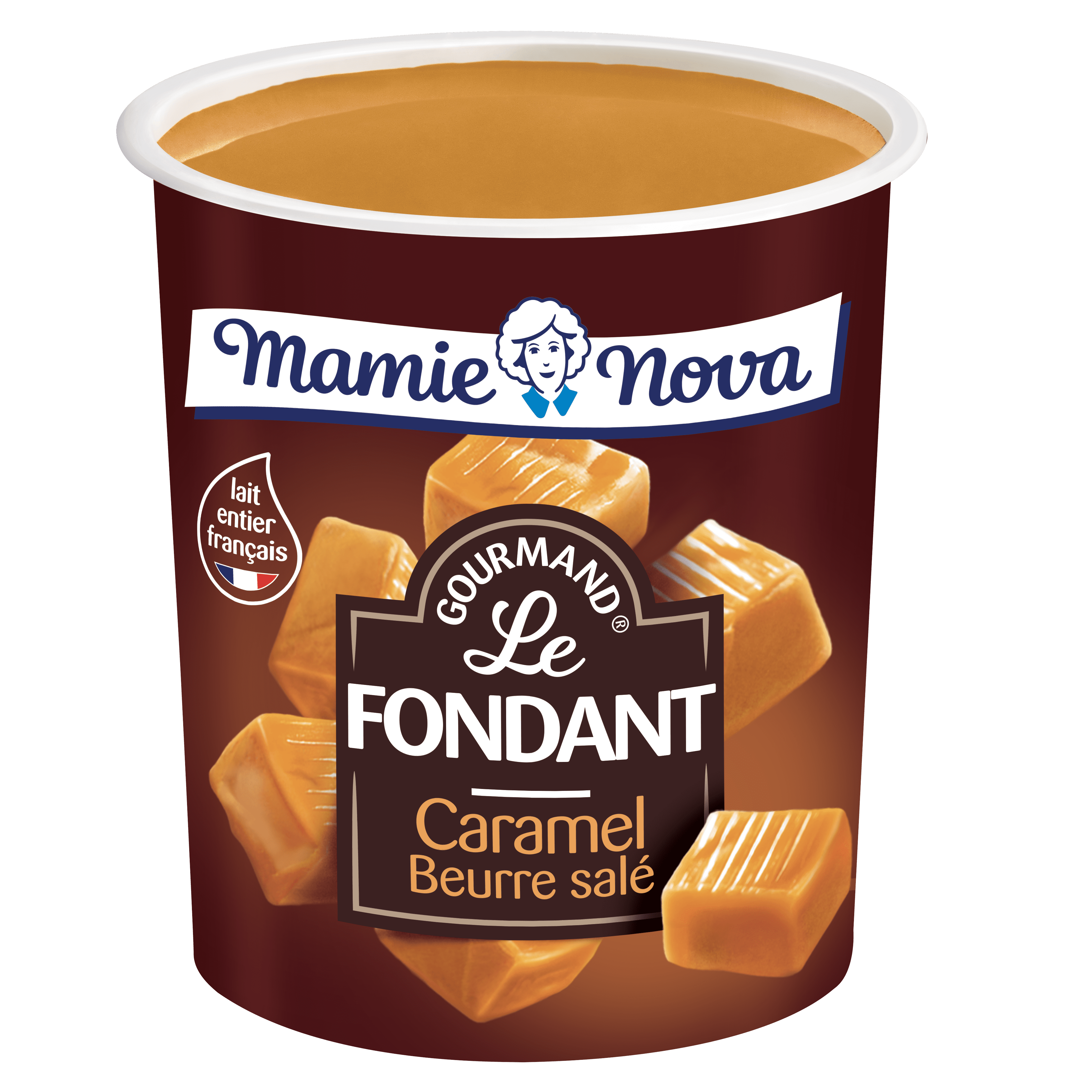 GOURMAND® FONDANT CARAMEL BEURRE SALÉ 2x150g - Andros FoodService